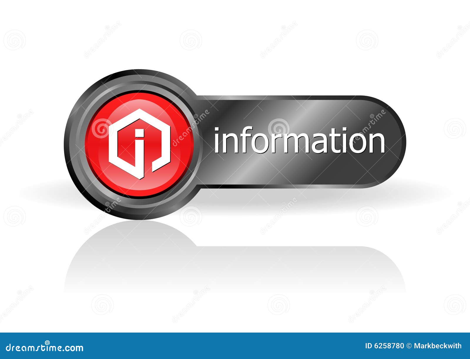 Botón de la información ilustración del vector. Ilustración de captura ...