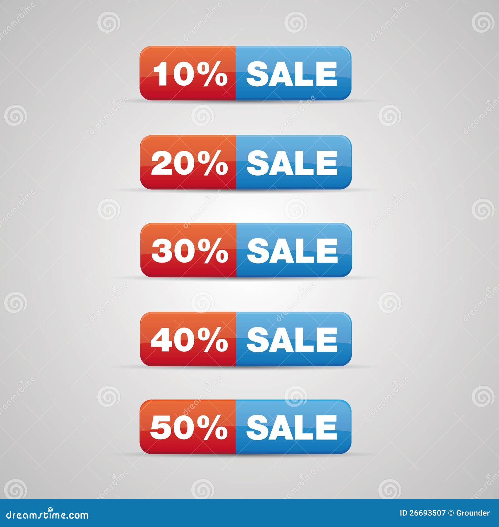 Botón de la venta ilustración del vector. Ilustración de departamento ...