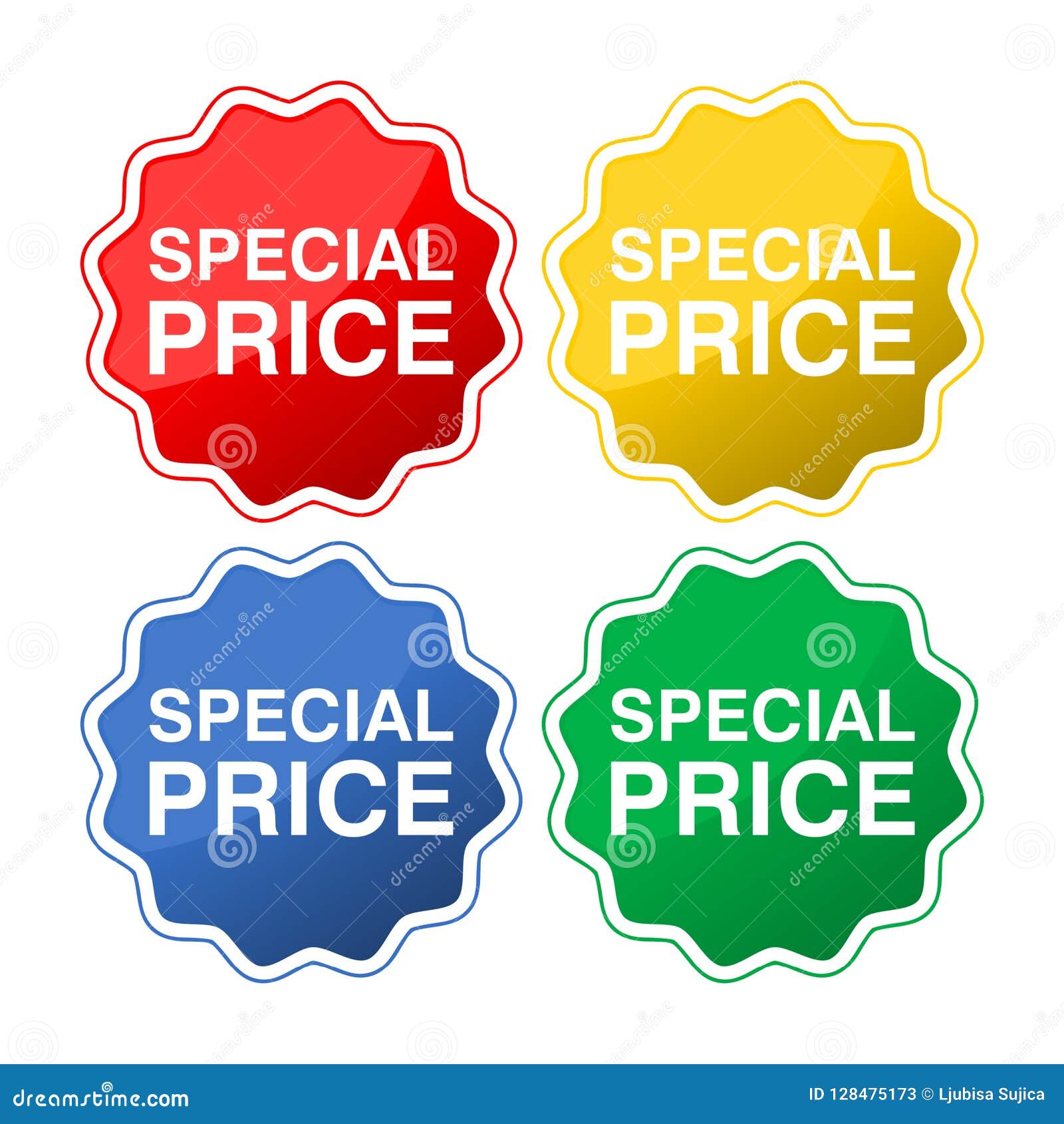 Botón Del Icono Del Precio Especial Ilustración del Vector ...