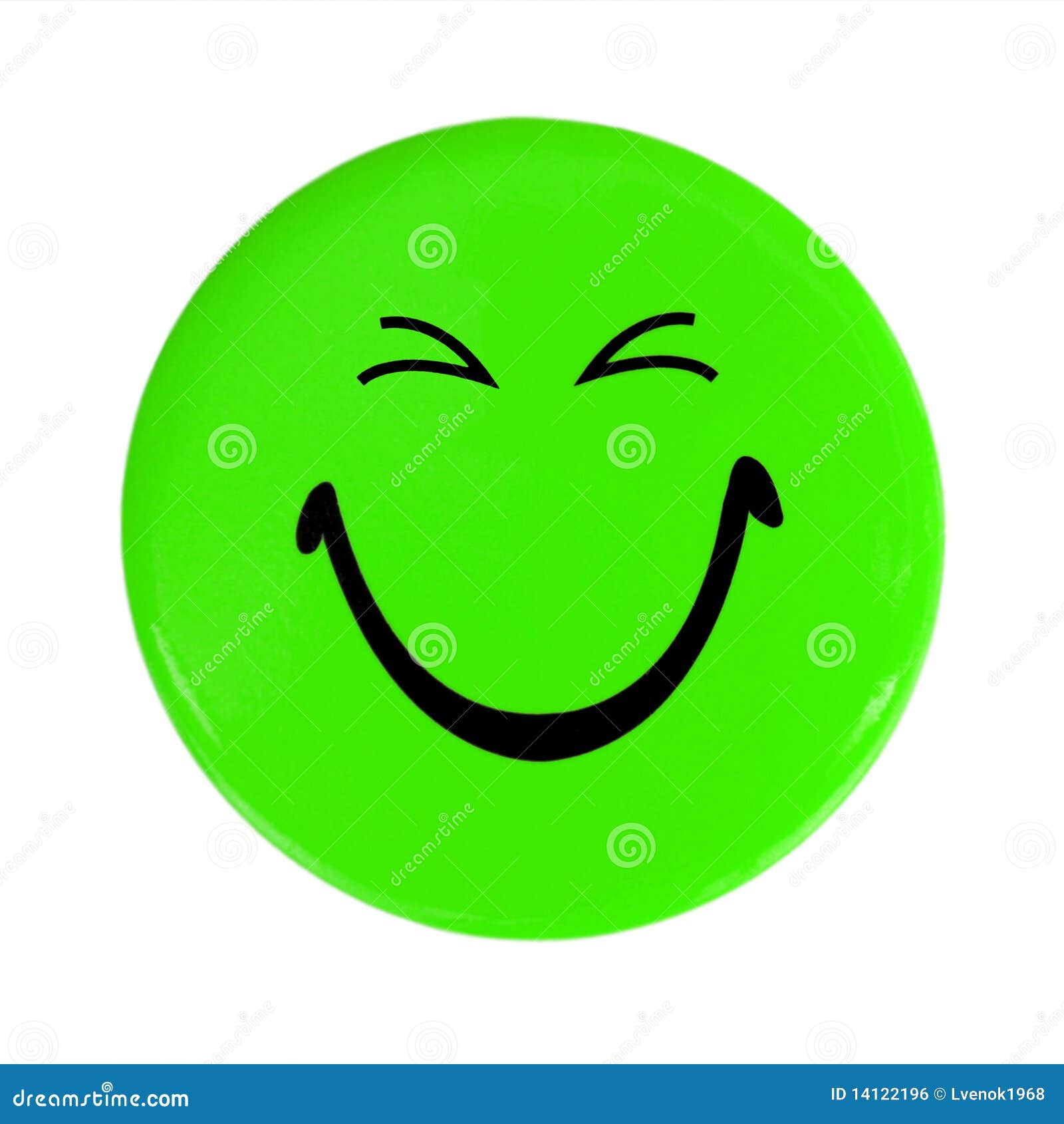 Botón Feliz Verde De La Cara Foto de archivo - Imagen de blanco, verde ...