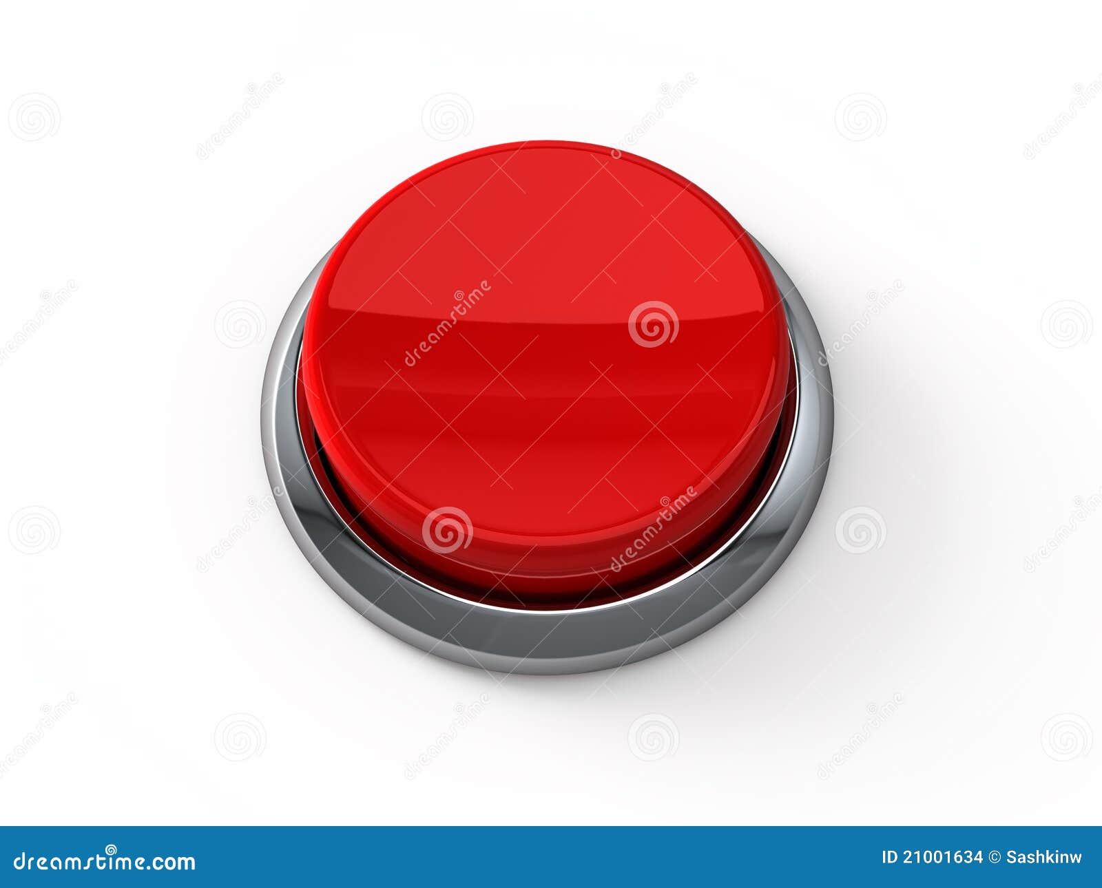 Botón rojo stock de ilustración. Ilustración de prensa - 21001634