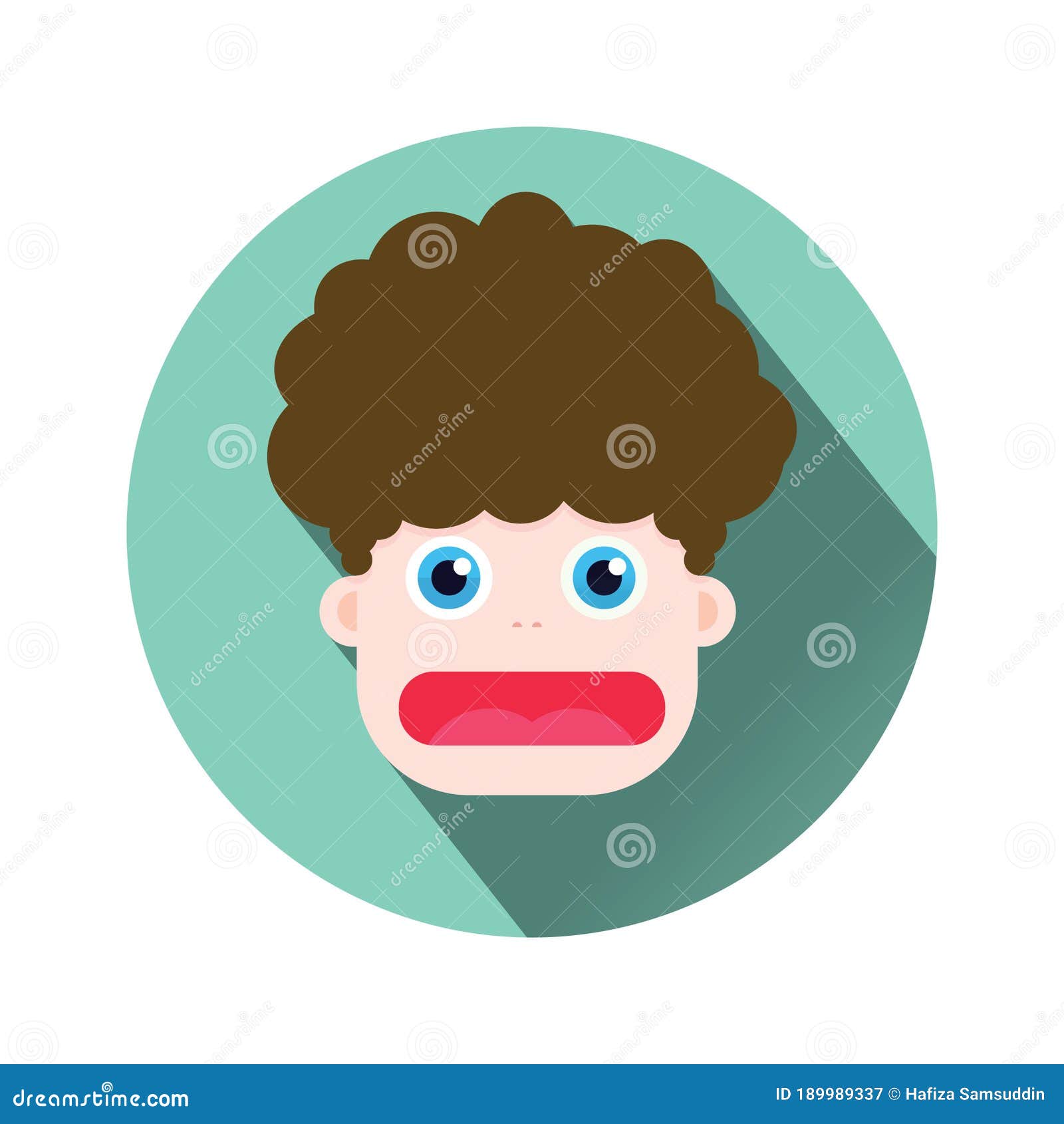 Bot with Crying Face. Vector Illustration Decorative Design Stock ...