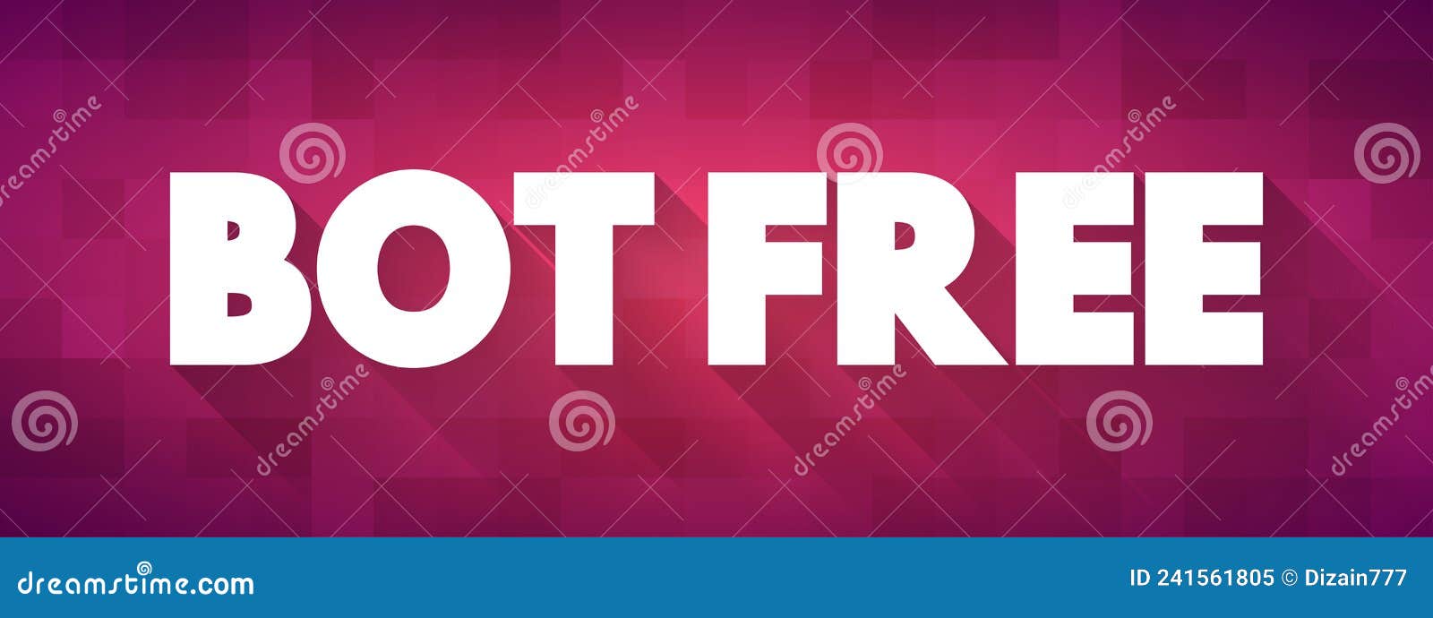 Bot Free Text Quote, Concept Background Stock Illustration ...