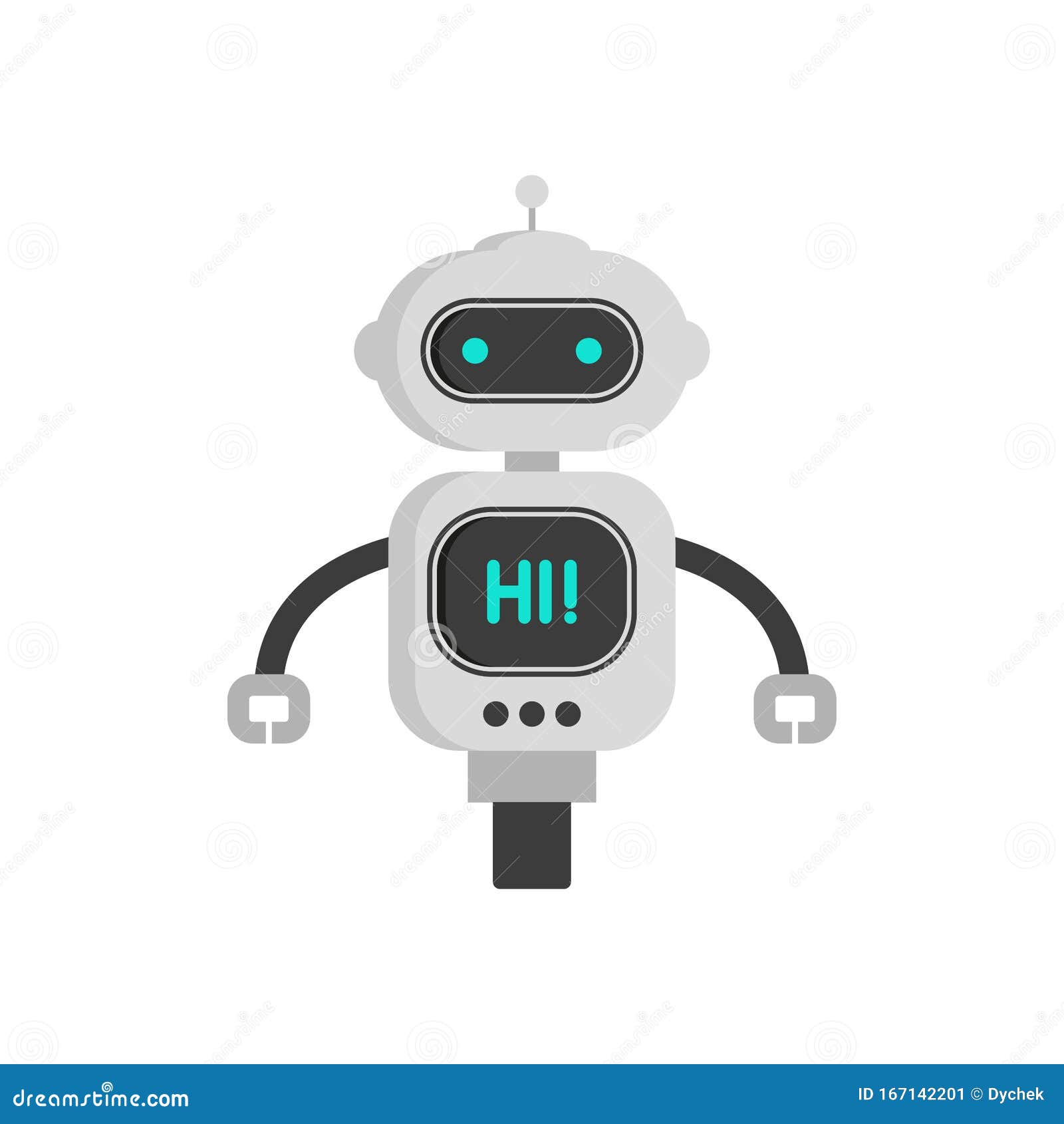 Bot Icon. Simple Vector Illustration Stock Vector - Illustration of ...