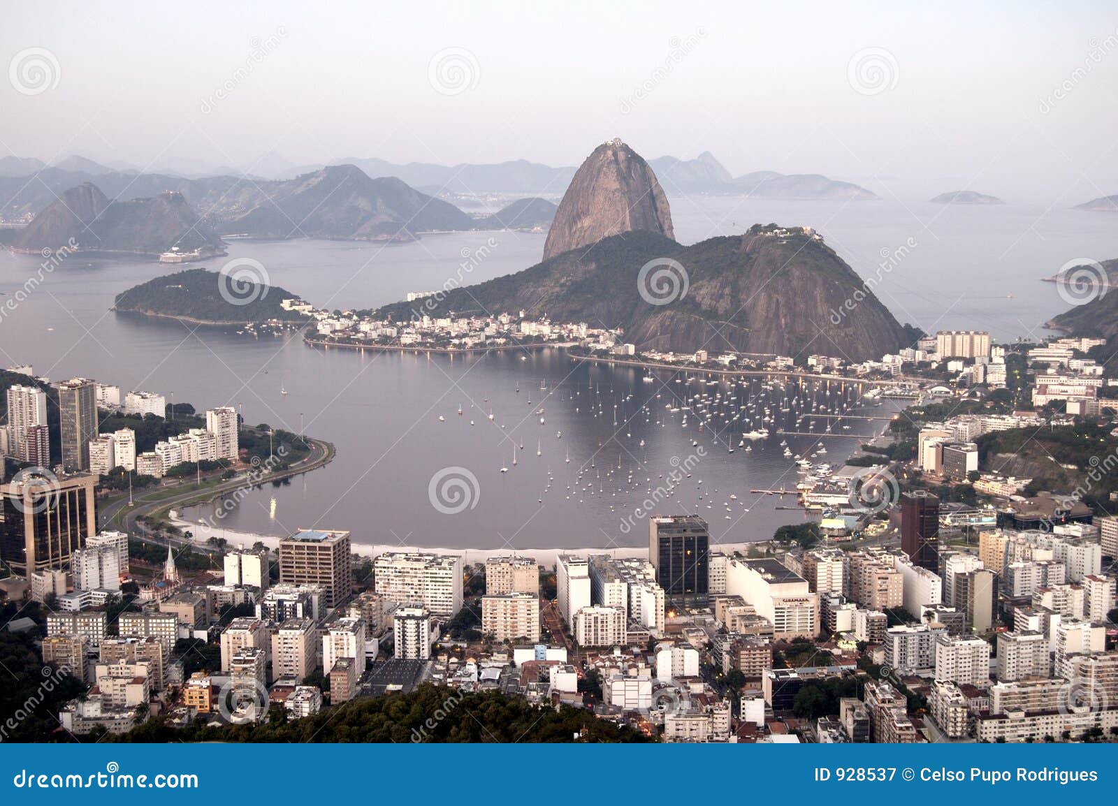 Botafogo Bay stock image. Image of touristic, landscape - 928537
