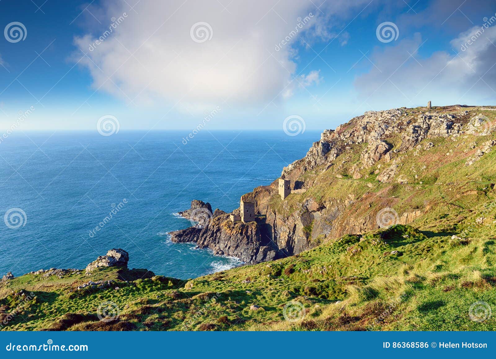 Botallack in Cornwall stock photo. Image of rural, landmark - 86368586