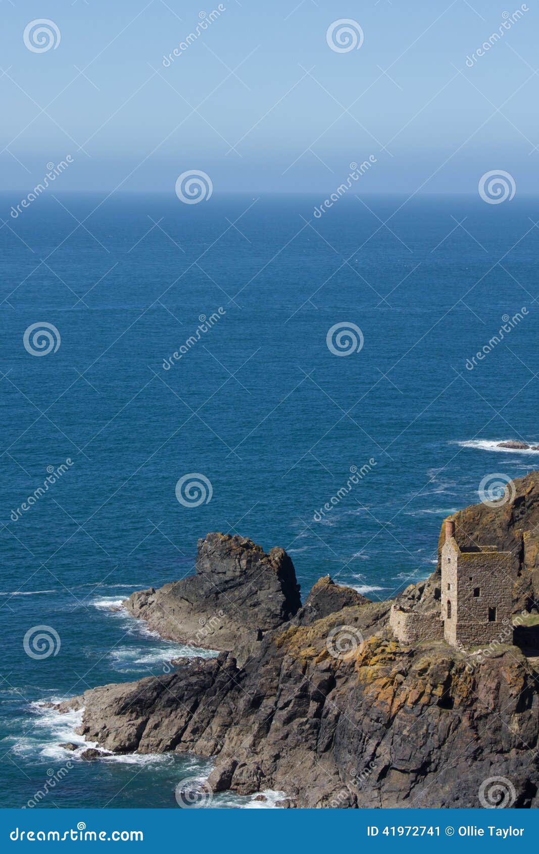 Botallack Mine stock image. Image of landmark, torist - 41972741
