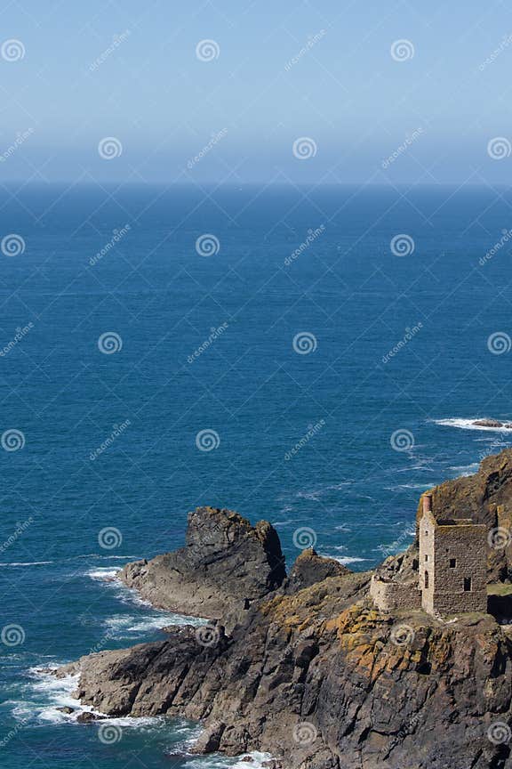 Botallack Mine stock image. Image of landmark, torist - 41972741