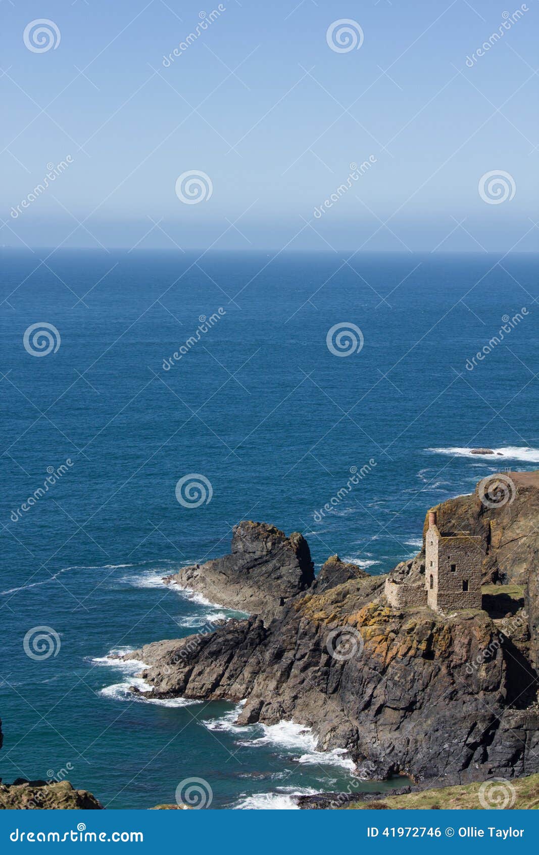Botallack Mine stock photo. Image of atlantic, engine - 41972746