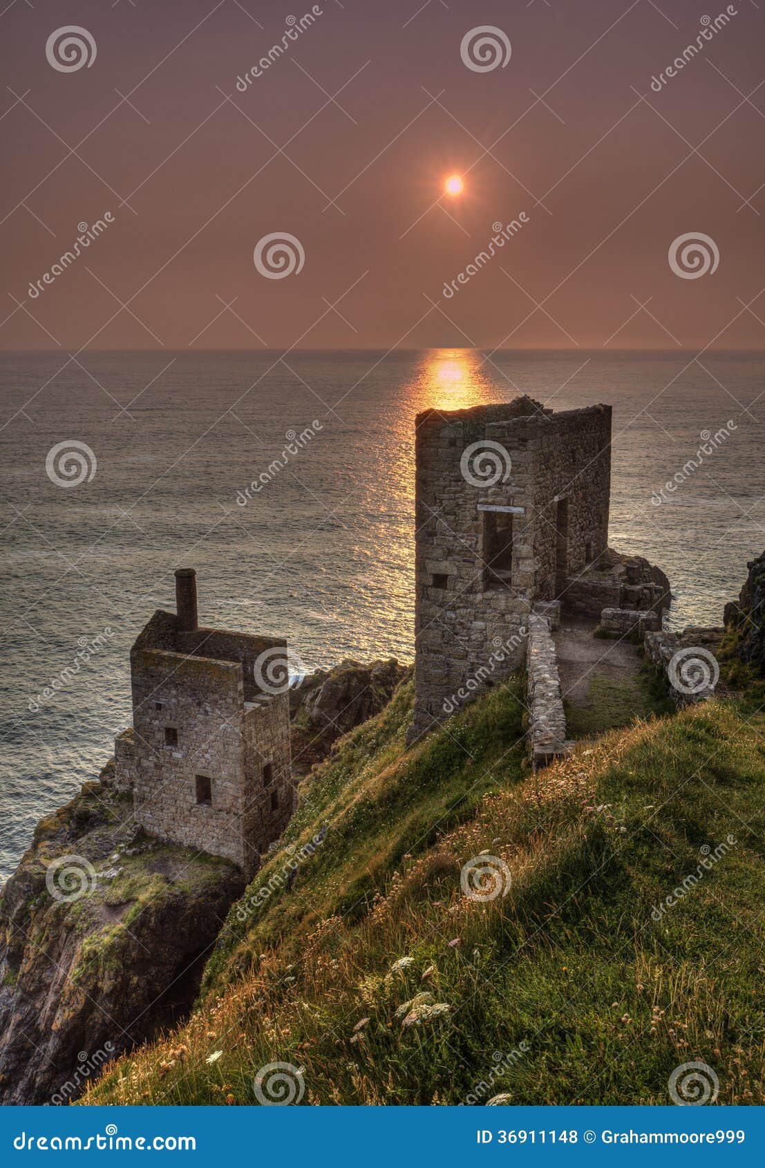 Botallack tin mine stock photo. Image of cornwall, crown - 36911148