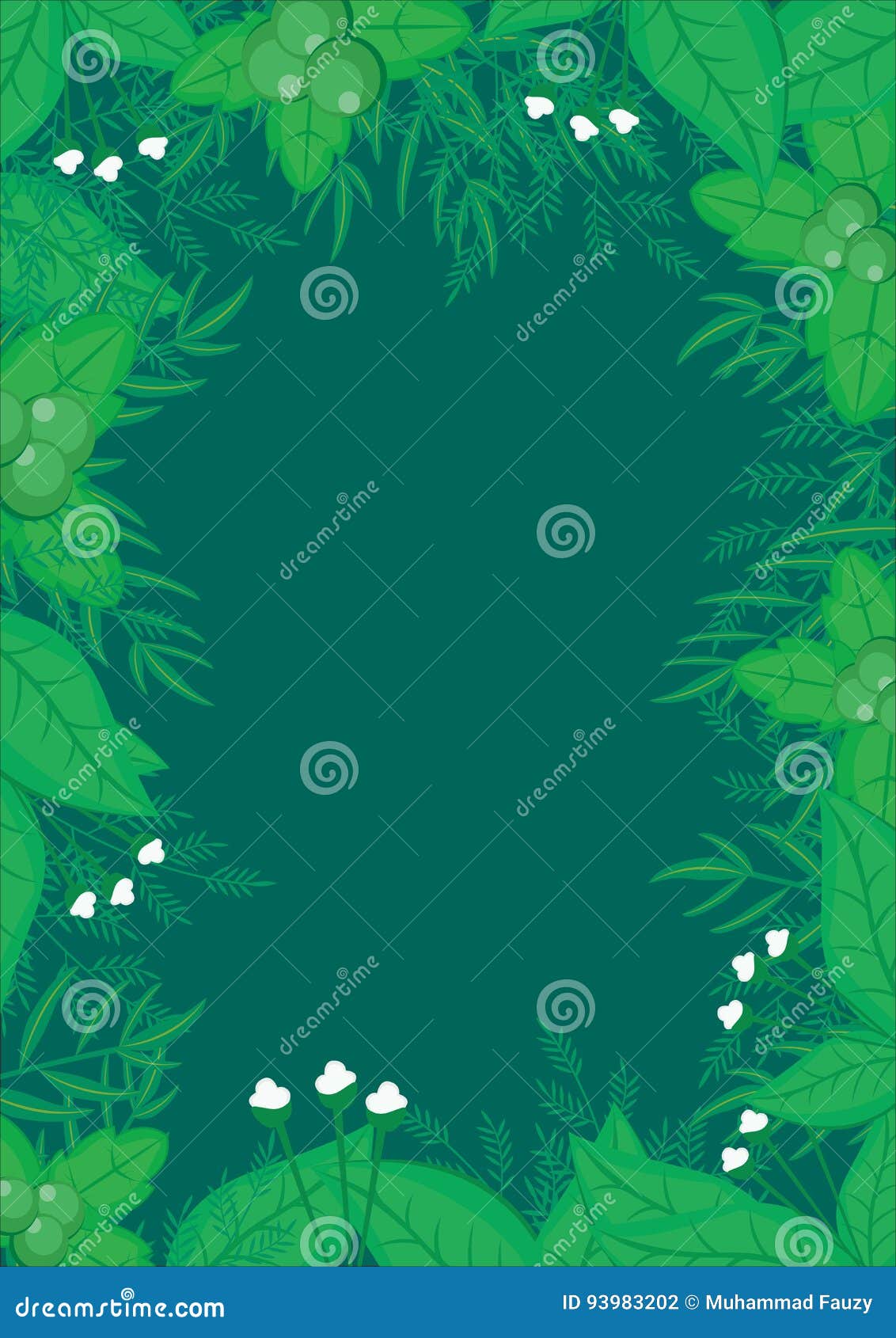 Botanical Frame Vector stock vector. Illustration of celebration - 93983202