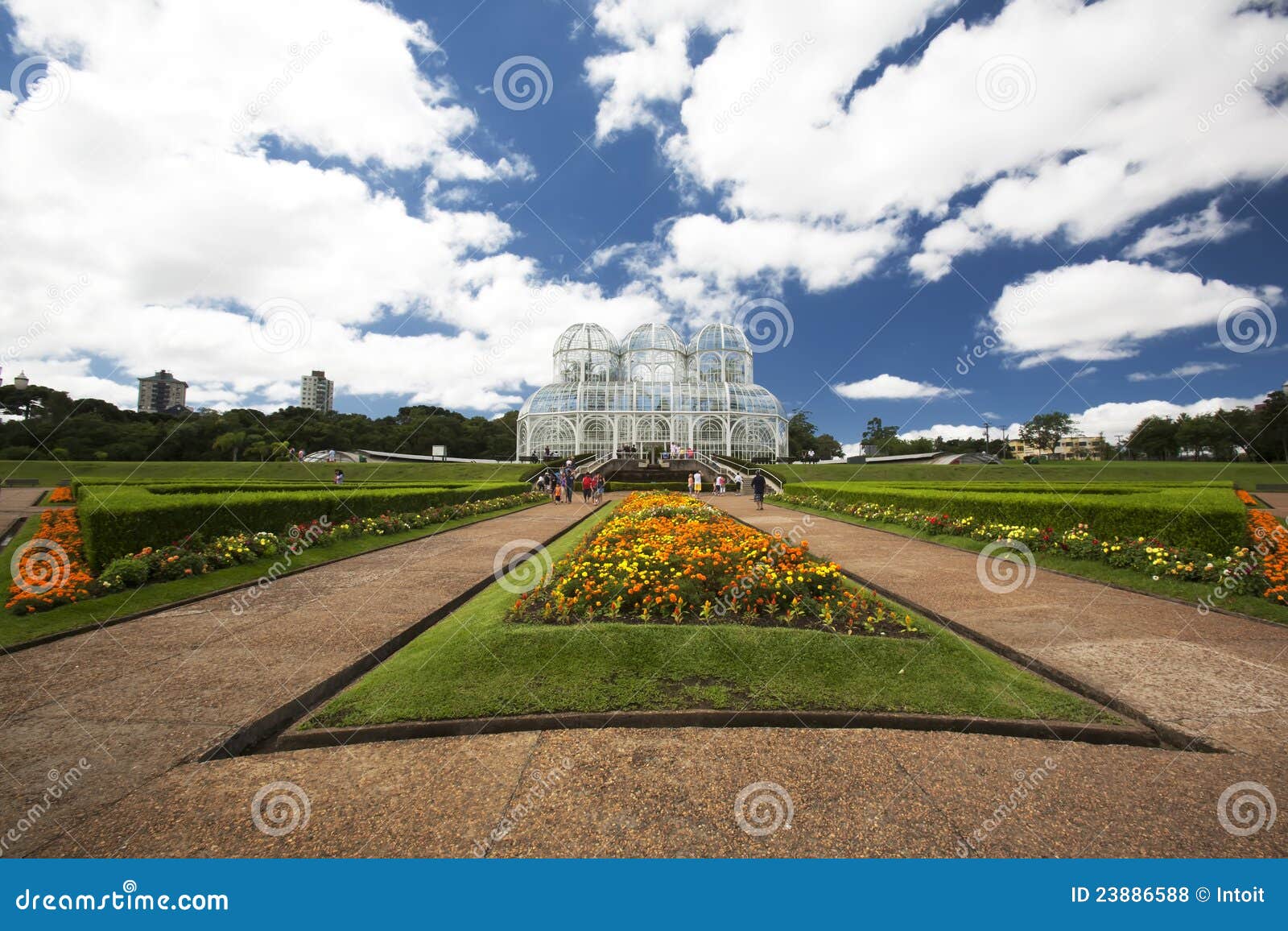 Botanical Gardens in Curitiba, Brazil Stock Photo - Image of house ...