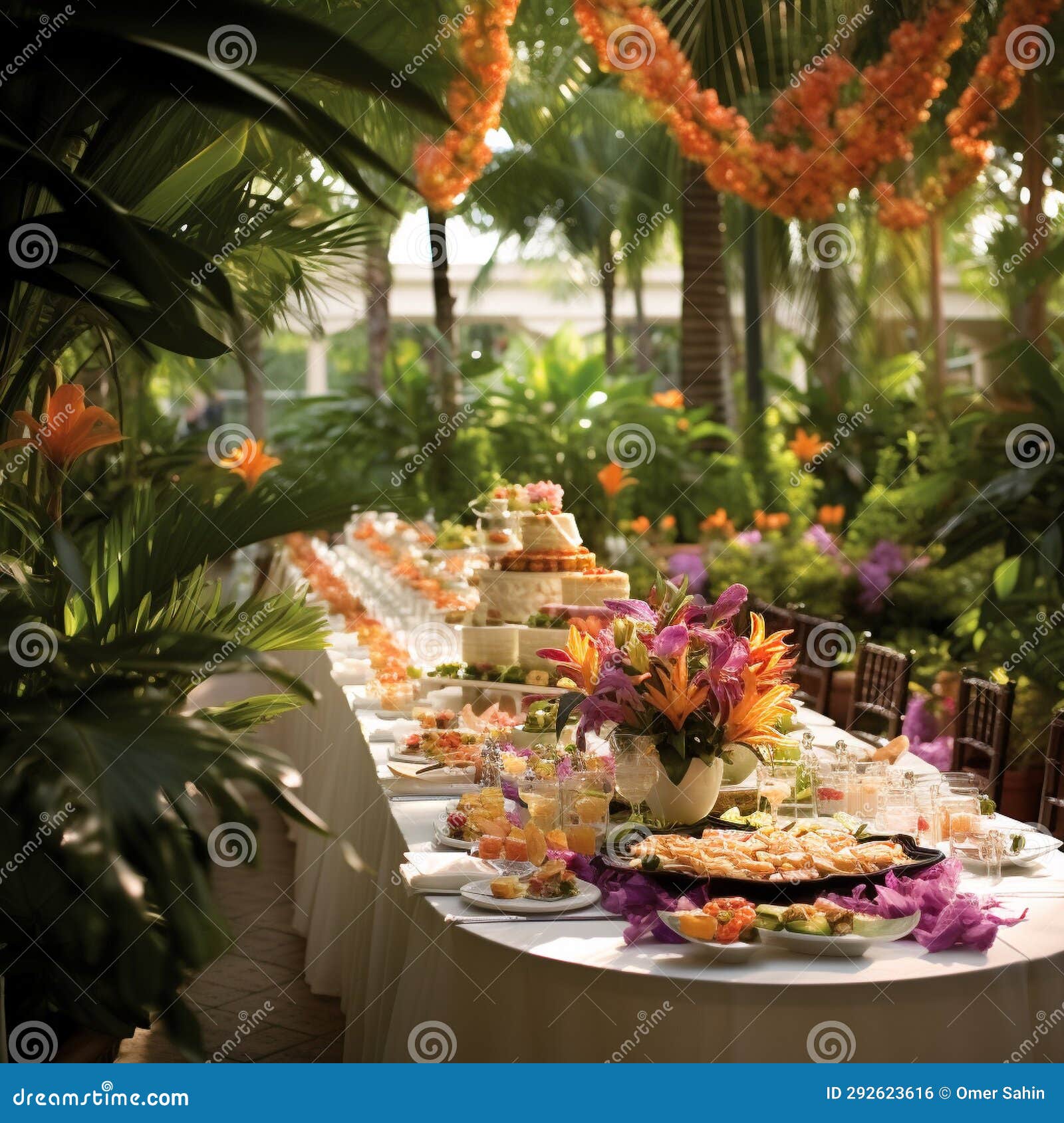 Art-inspired Reception Buffet With Edible Masterpieces Stock Image ...
