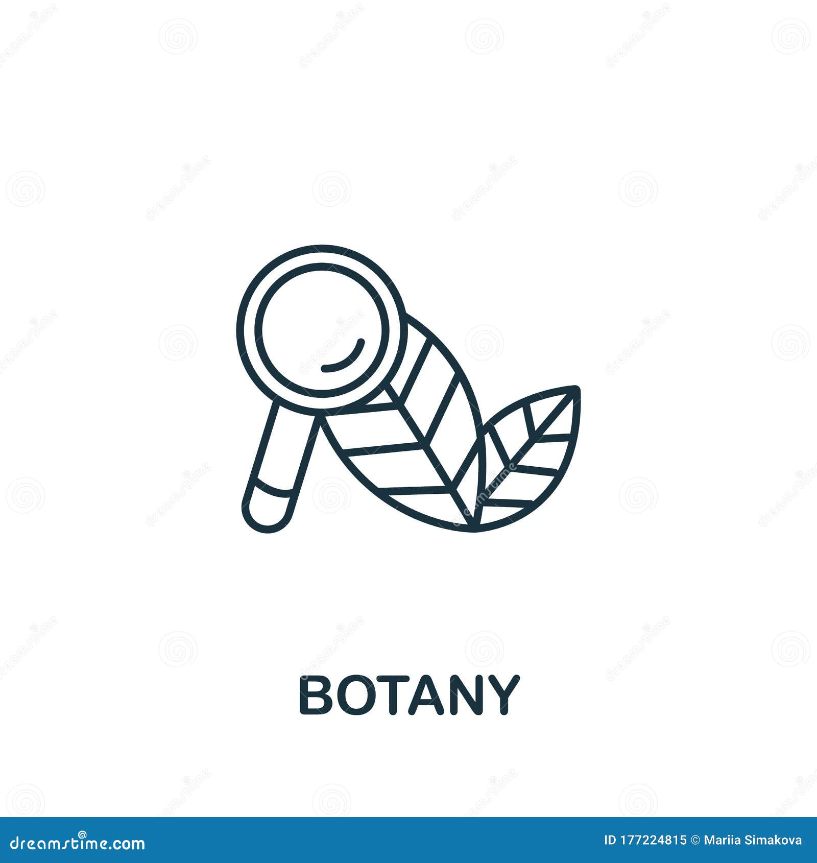 Botany Icon from Science Collection. Simple Line Element Botany Symbol ...
