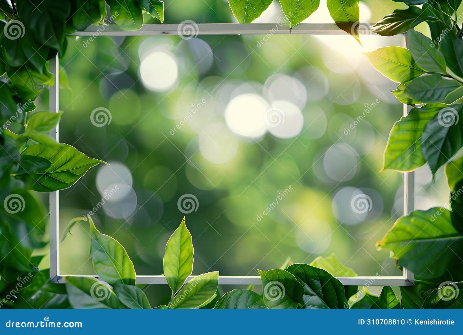 Botany Layout with Leaves for Copy Space Designs Stock Photo - Image of ...