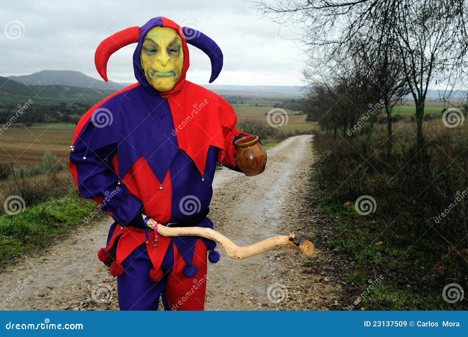 Botarga of RAZBONA Carnival. SPAIN Stock Image - Image of ancient ...