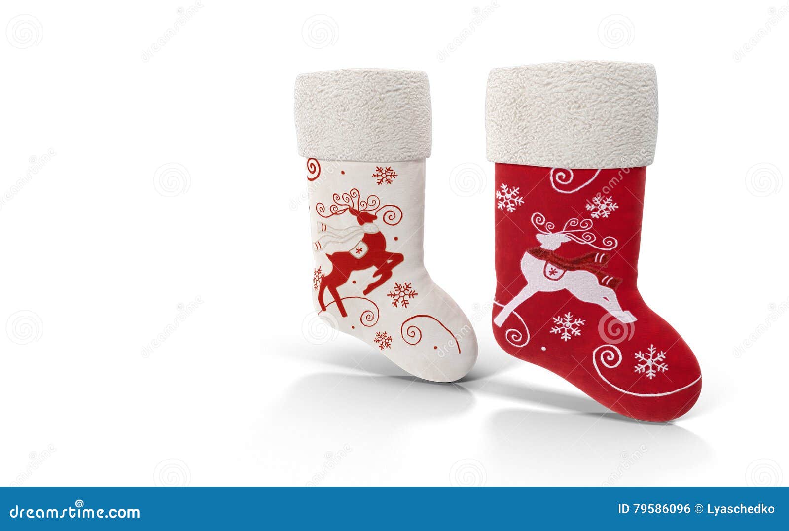 Botas De Santa Claus Rendição 3d Ilustração Stock - Ilustração de ...