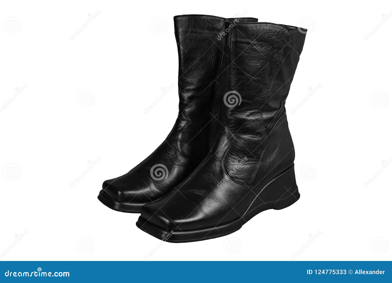 Botas Do ` S Das Mulheres, Close-up Imagem de Stock - Imagem de ...