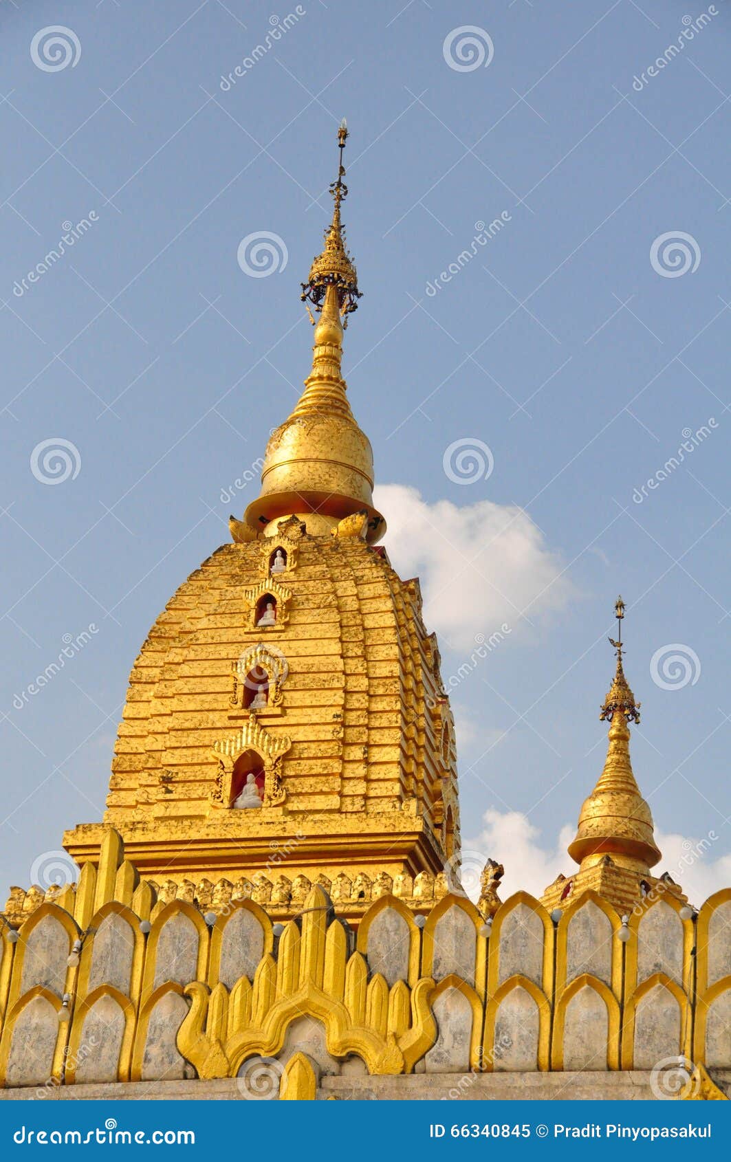 Botataung Pagoda InYangon, Myanmar. Stock Image - Image of asia, pagoda ...
