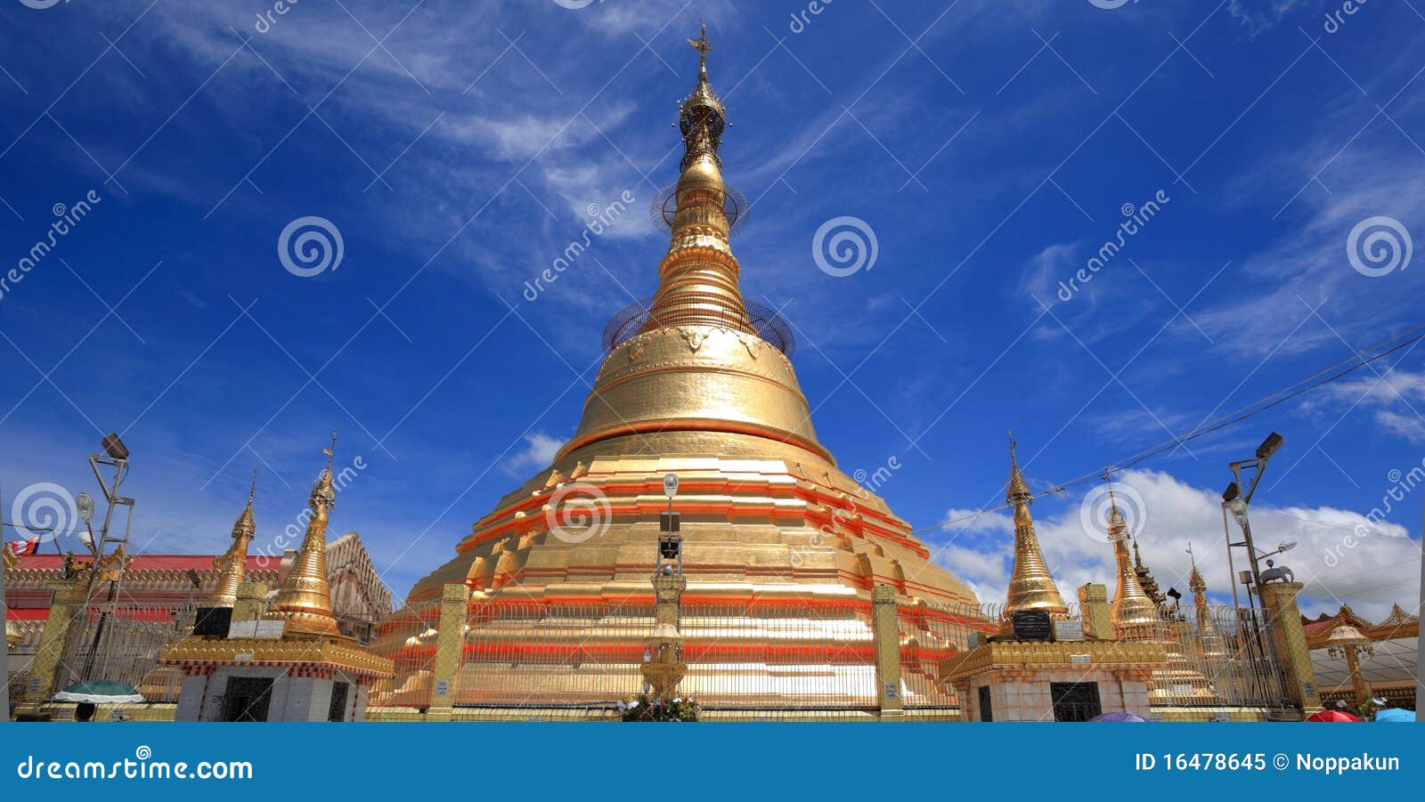 Botataung Pagoda, Yangon (Rangoon), Myanmar Stock Image - Image of ...