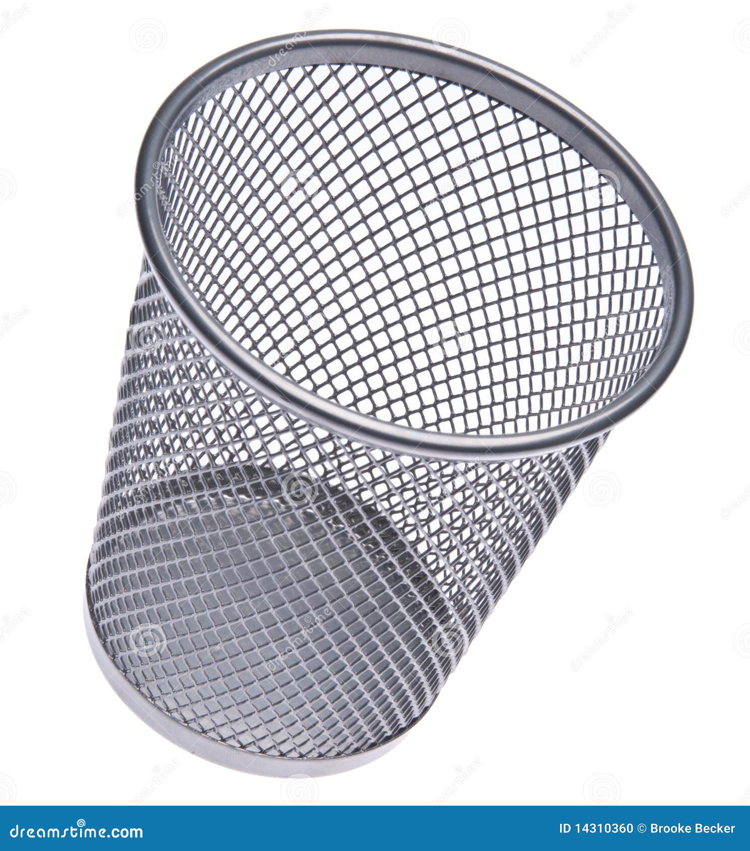 Bote de basura vacío foto de archivo. Imagen de lata - 14310360