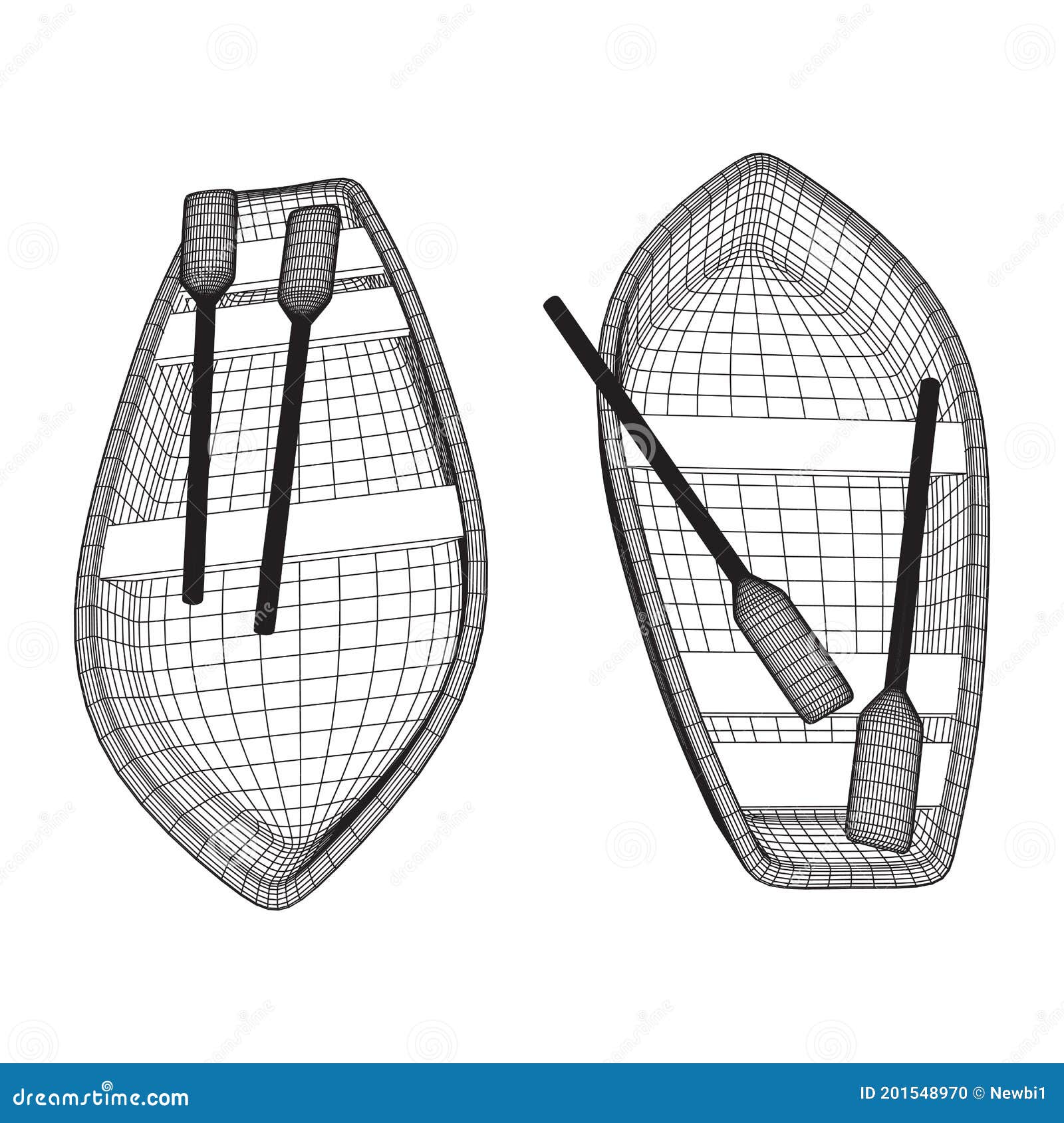 Bote De Remos Con Vector De Negoce Ilustración del Vector - Ilustración ...