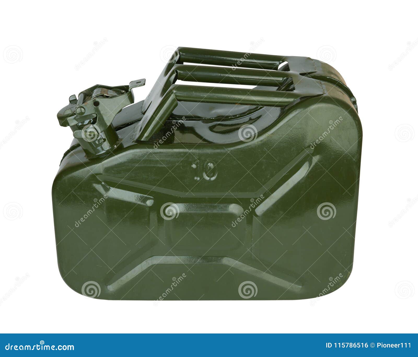 Bote verde de la gasolina foto de archivo. Imagen de verde - 115786516