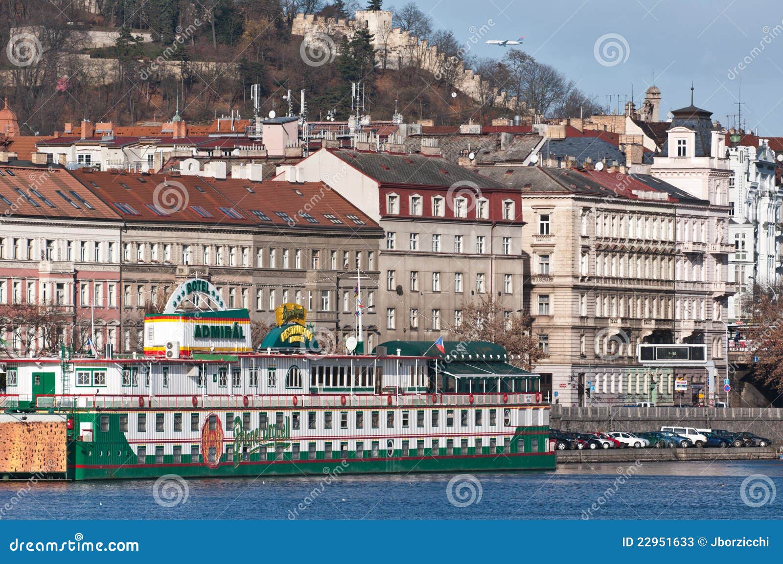 Botel, Prague, Czech Republich Editorial Stock Photo - Image of czech ...