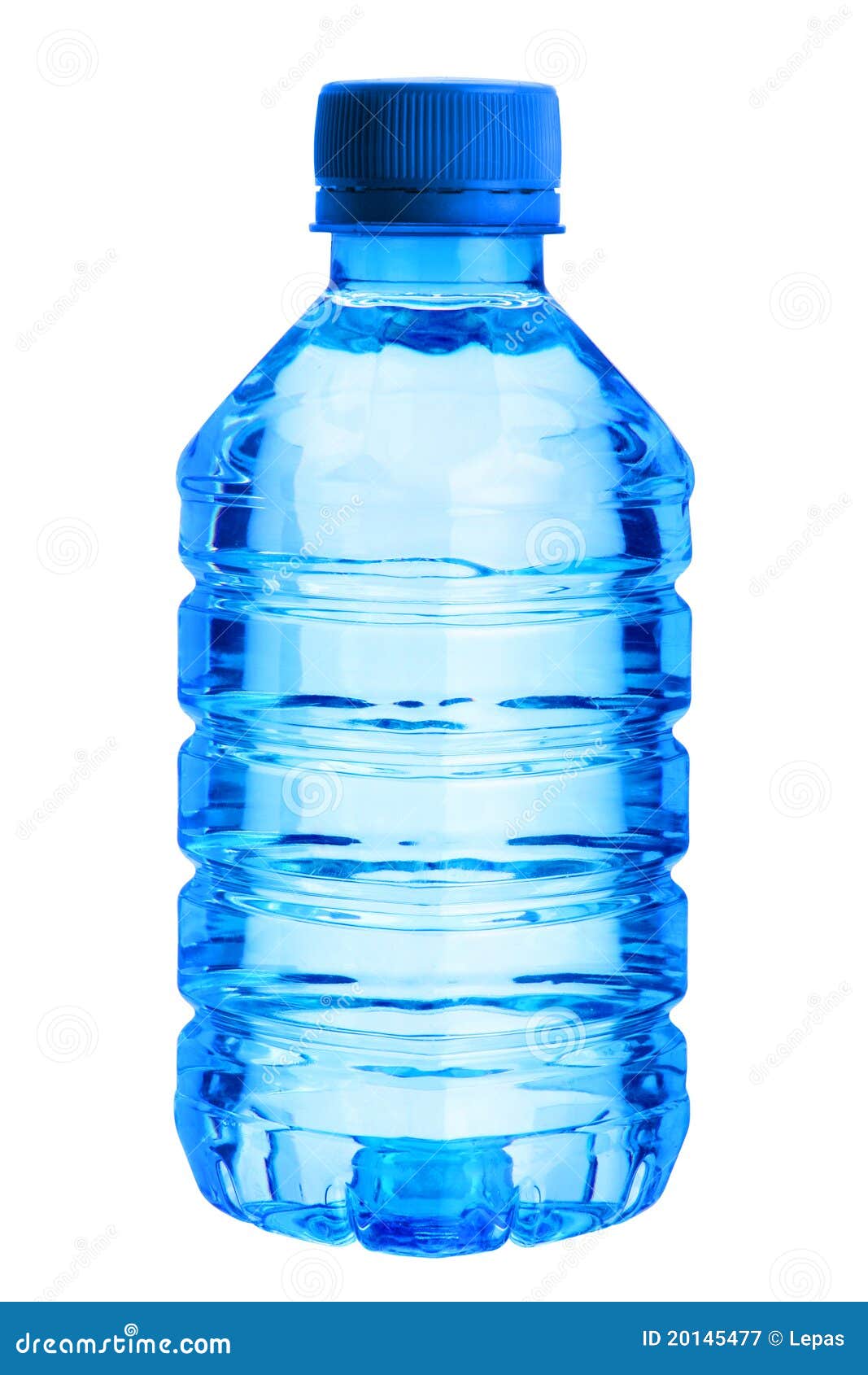 Botella azul plástica imagen de archivo. Imagen de recorte - 20145477
