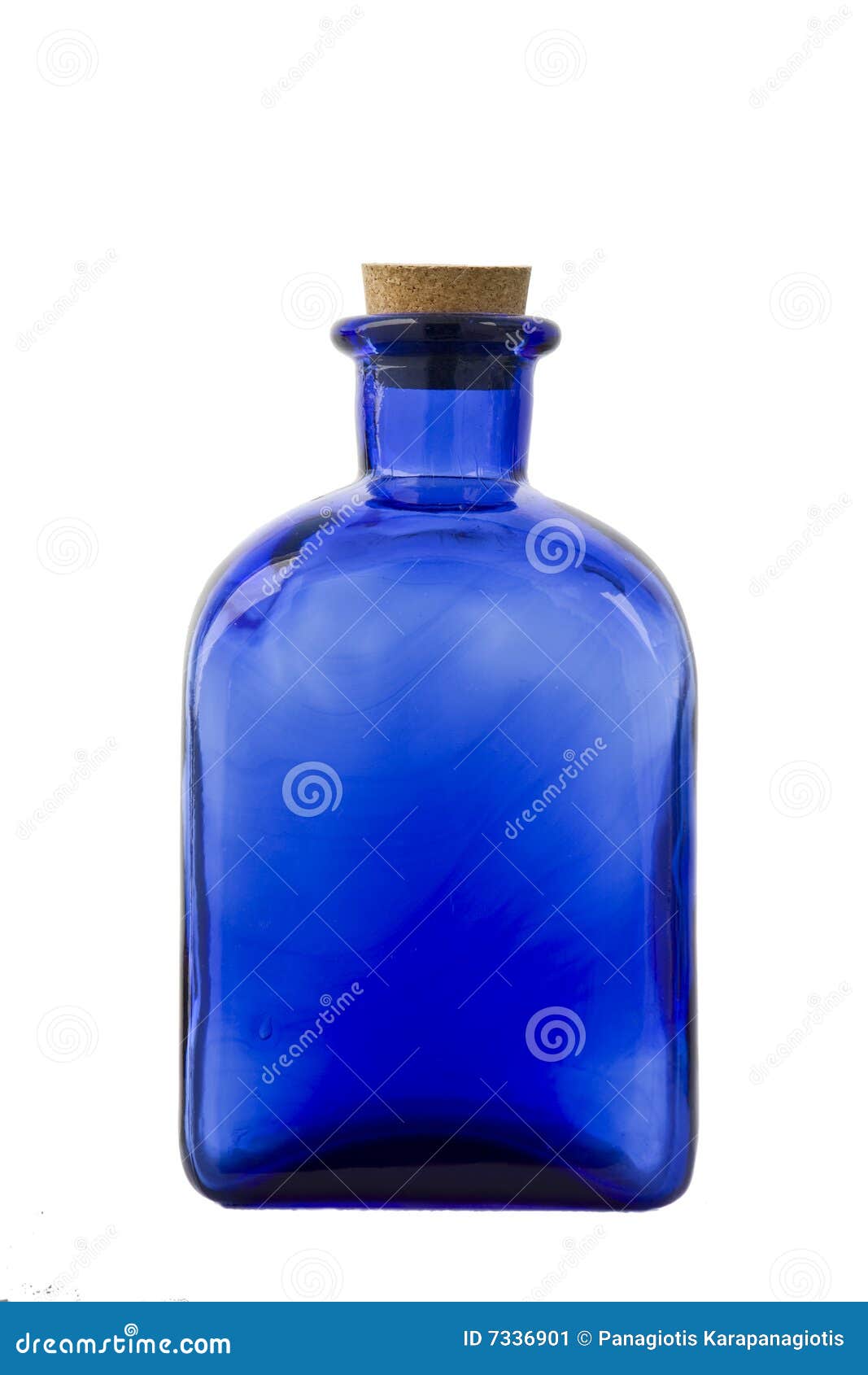 Botella Azul Tradicional Decorativa Imagen de archivo - Imagen de ...