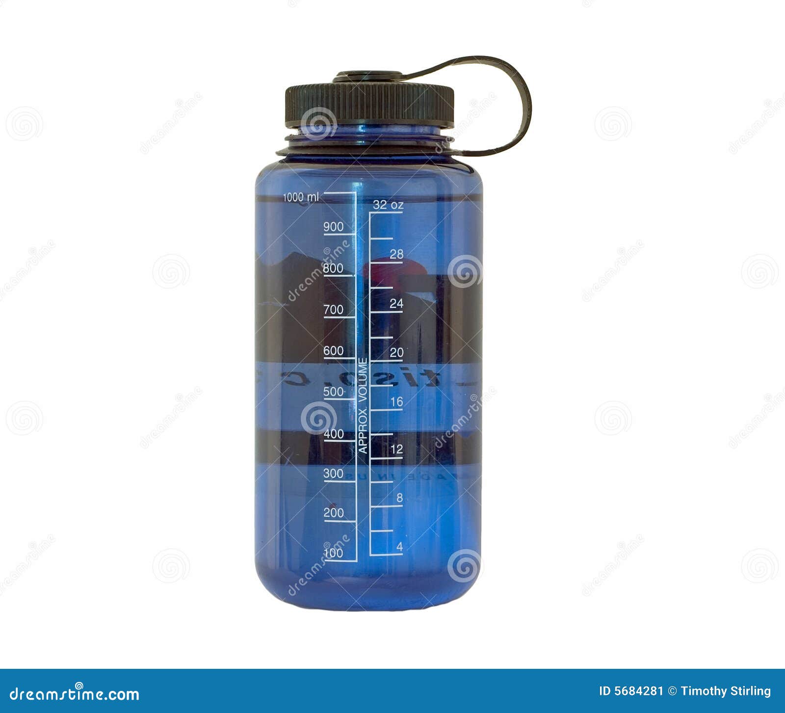 Botella de agua azul imagen de archivo. Imagen de azul - 5684281