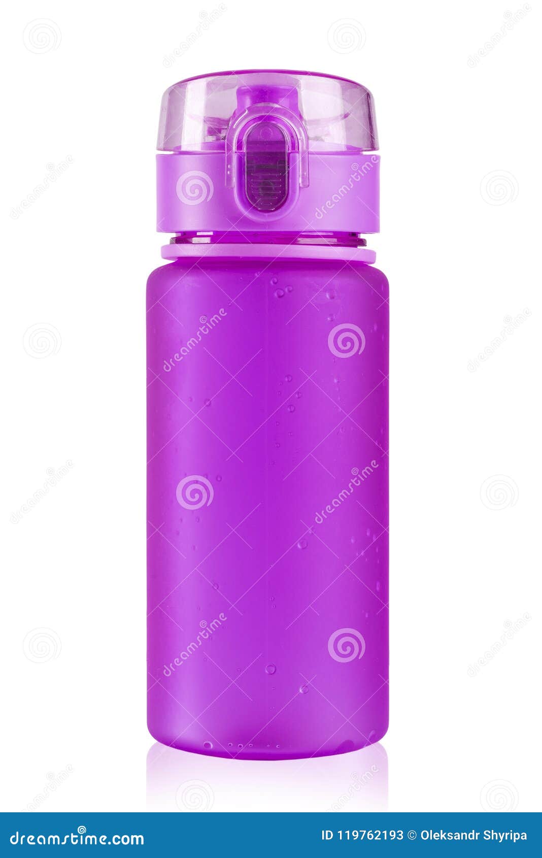 Botella de agua rosada imagen de archivo. Imagen de equipo - 119762193