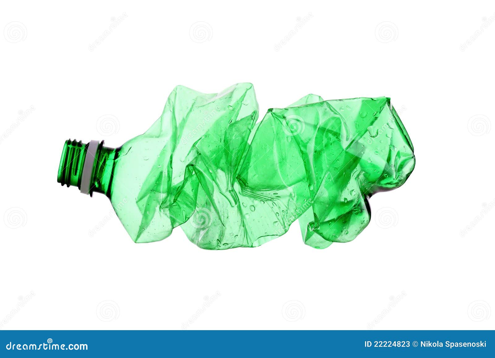 Botella de agua rota imagen de archivo. Imagen de agua - 22224823