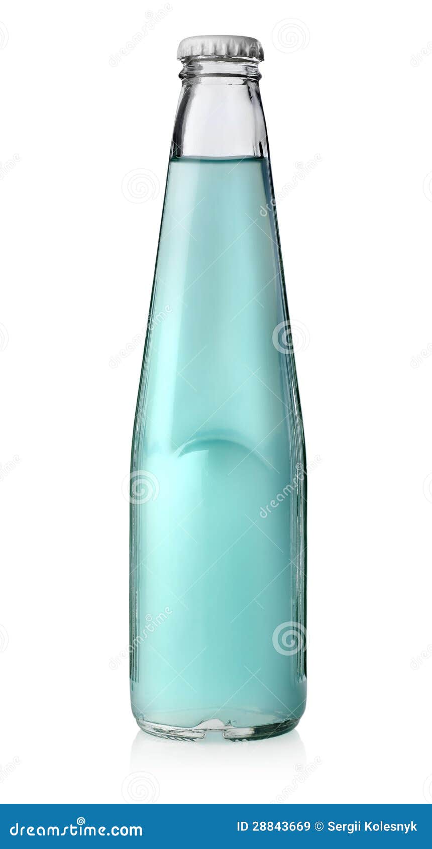 Botella de alcohol azul imagen de archivo. Imagen de coctel - 28843669