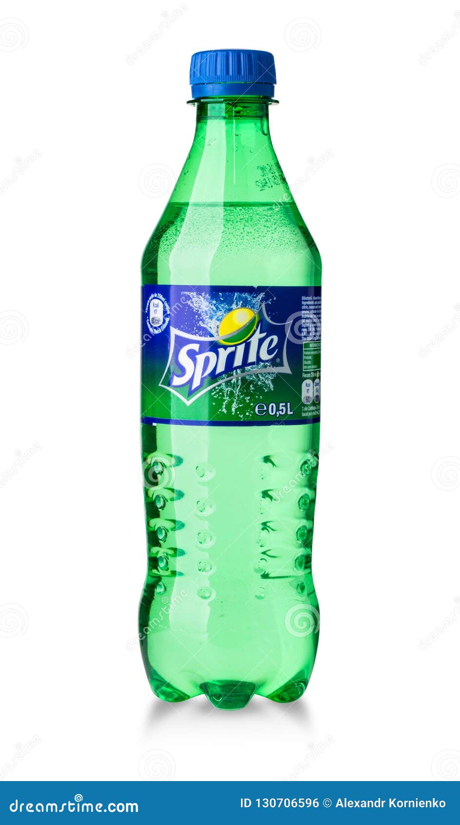 Botella De Bebida De Sprite Aislada En Blanco Foto editorial - Imagen ...