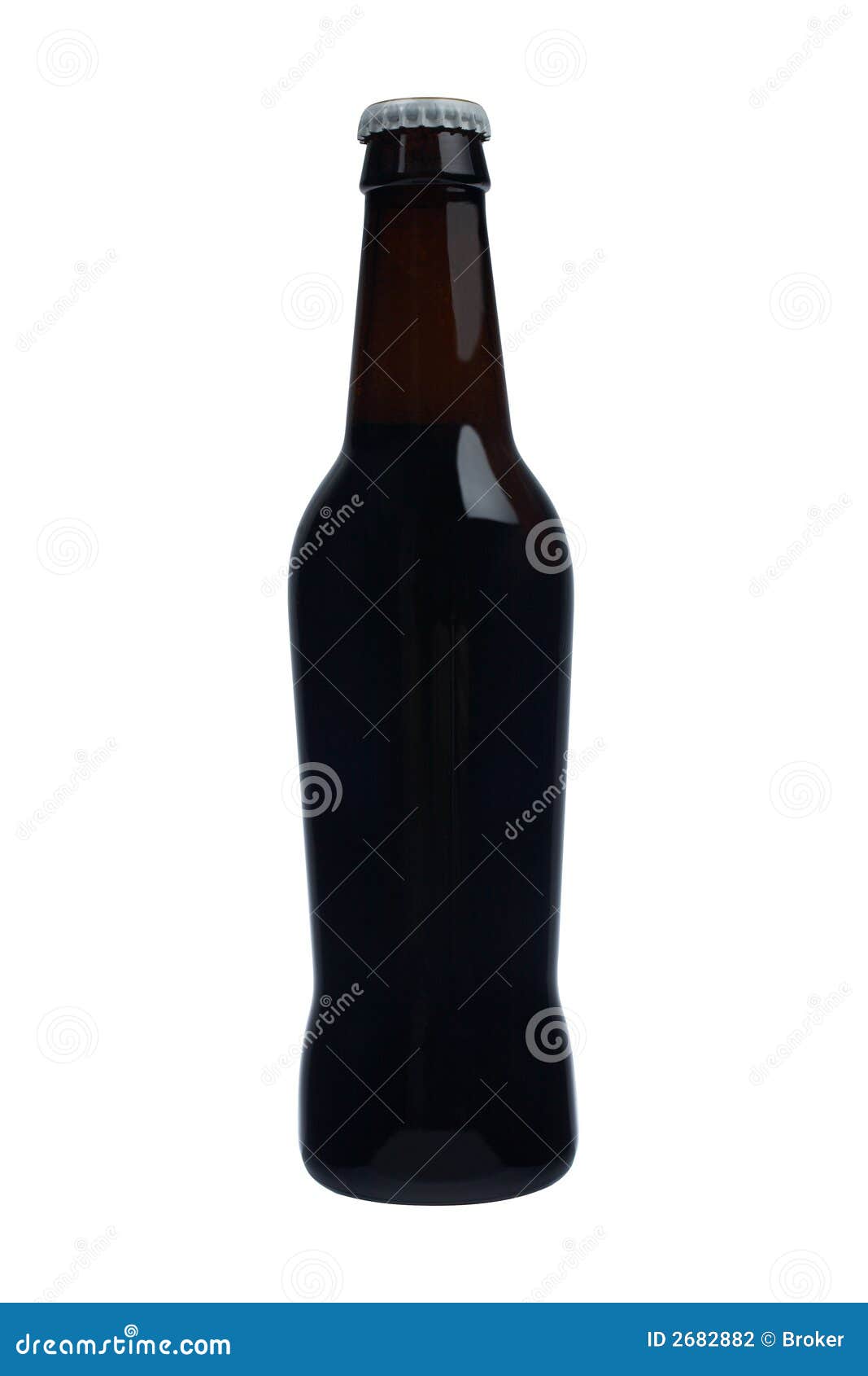 Botella de cerveza negra foto de archivo. Imagen de pinta - 2682882