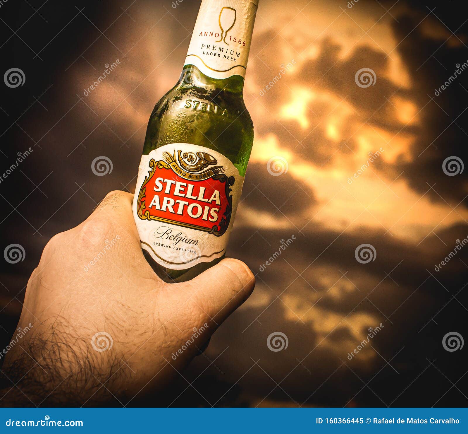 Botella De Cerveza Stella Artois Imagen editorial - Imagen de bebidas ...