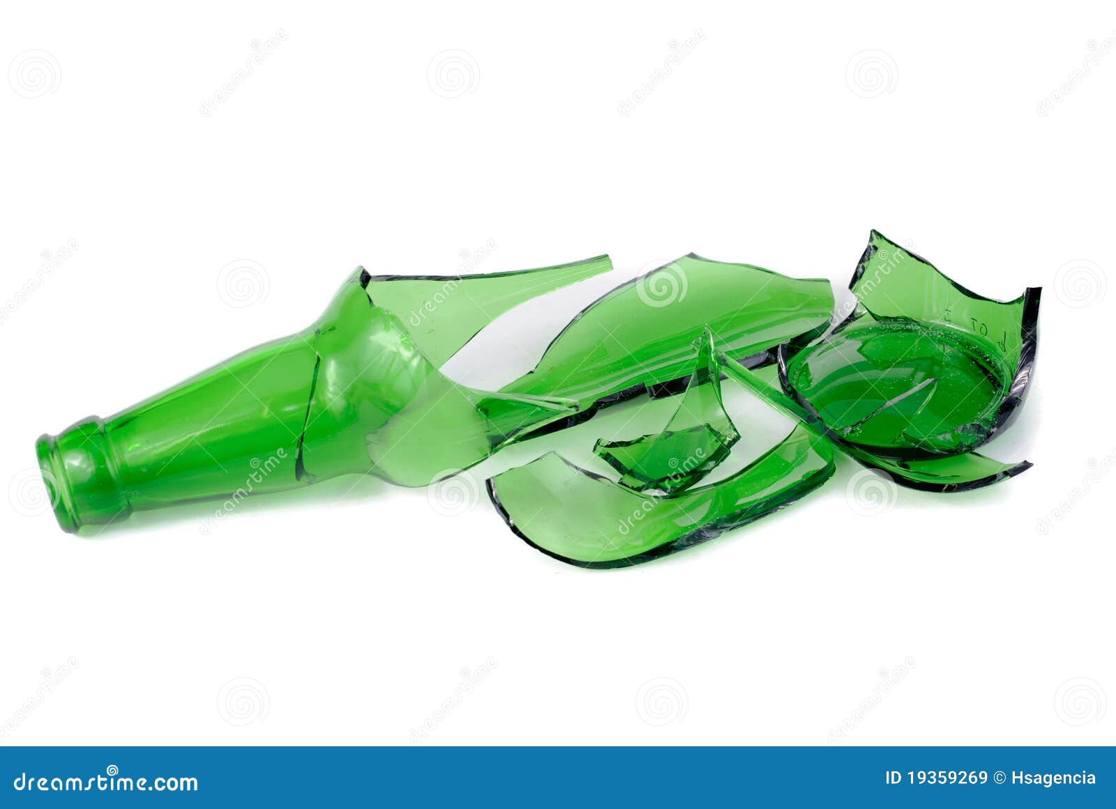 Botella De Cerveza Verde Rota Imagen de archivo - Imagen de cerveza ...