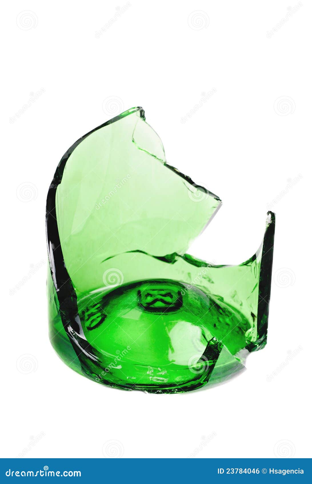 Botella De Cerveza Verde Rota Foto de archivo - Imagen de basura ...