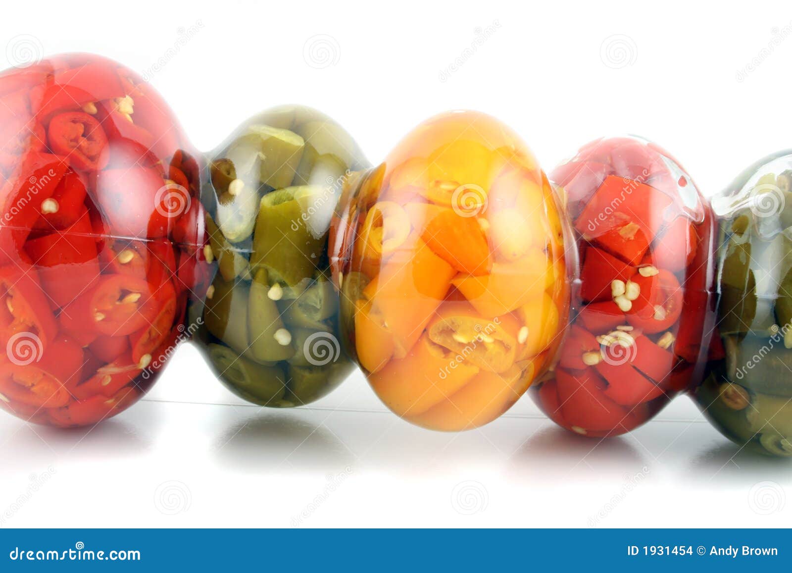 Botella De Chiles Condimentados Imagen. Imagen: 1931454