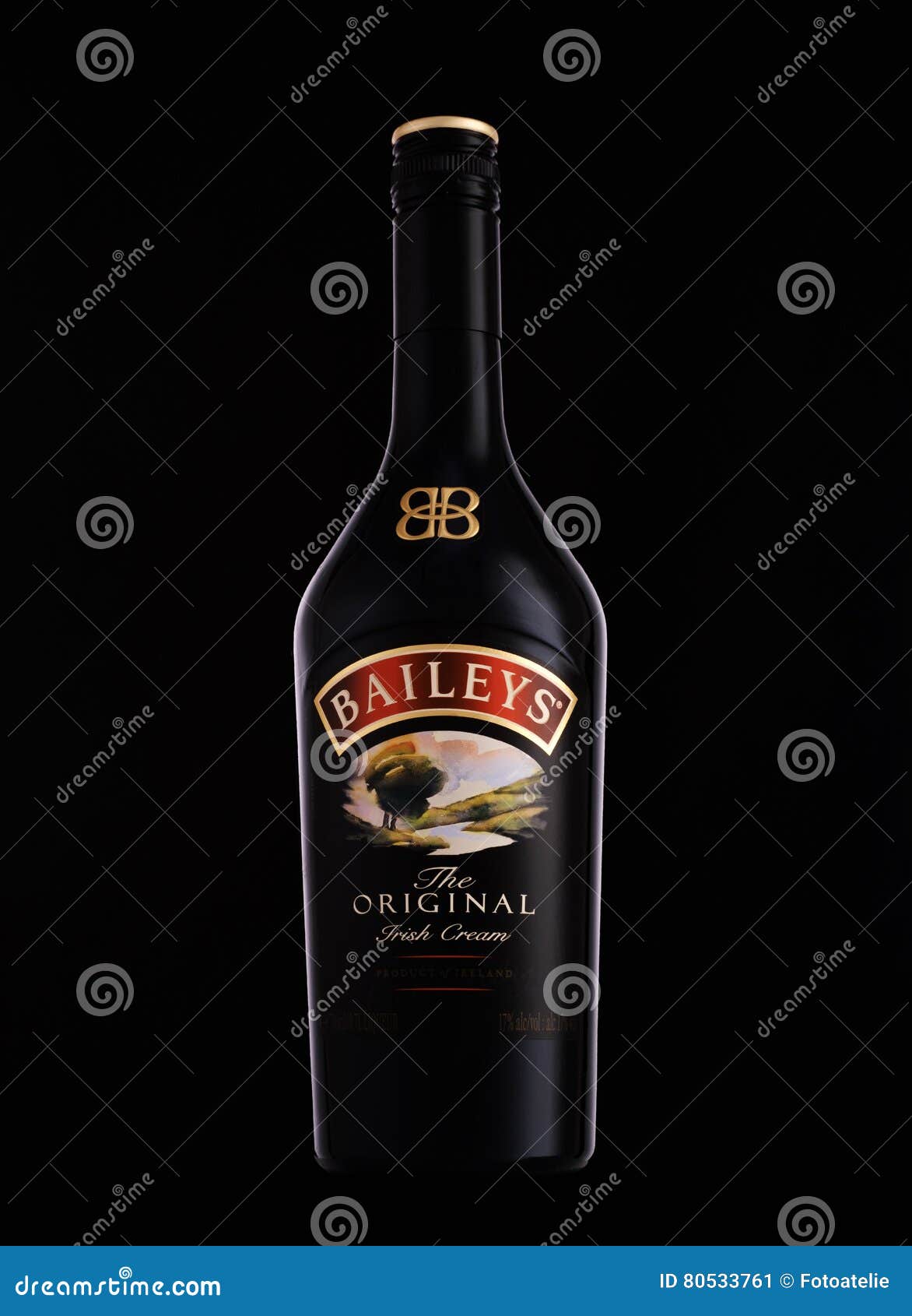 Botella De Crema Irlandesa Original De Baileys Foto editorial - Imagen ...