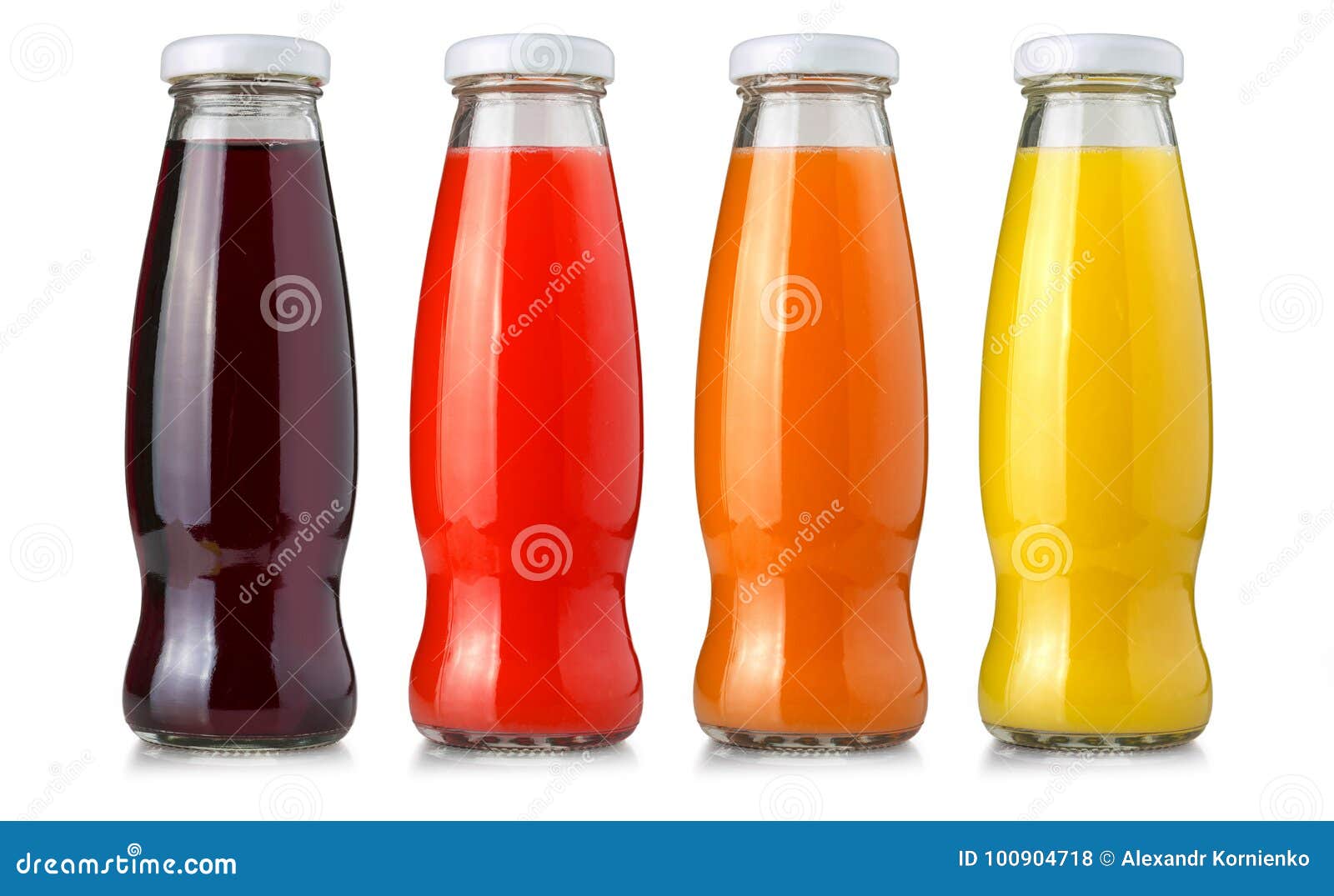 Botella De Cristal Del Jugo Foto de archivo - Imagen de color, soda ...