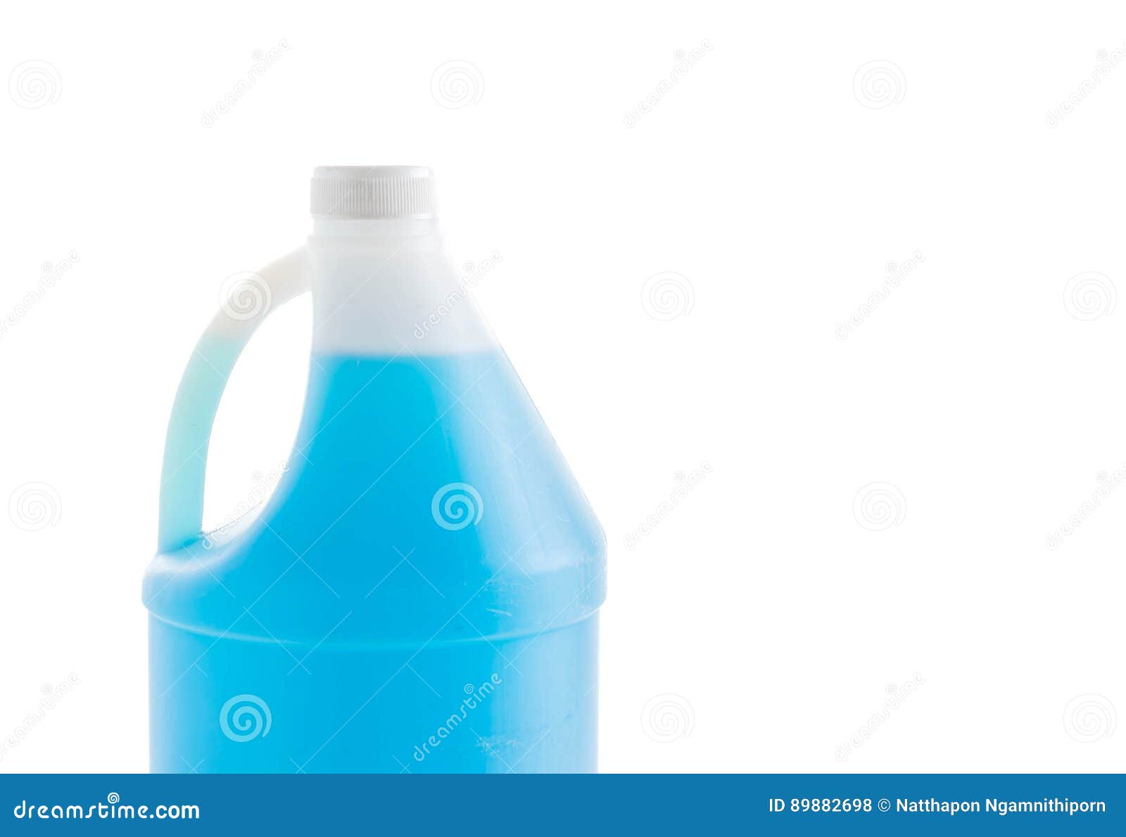 Botella De Detergente Azul De La Limpieza Foto de archivo - Imagen de ...