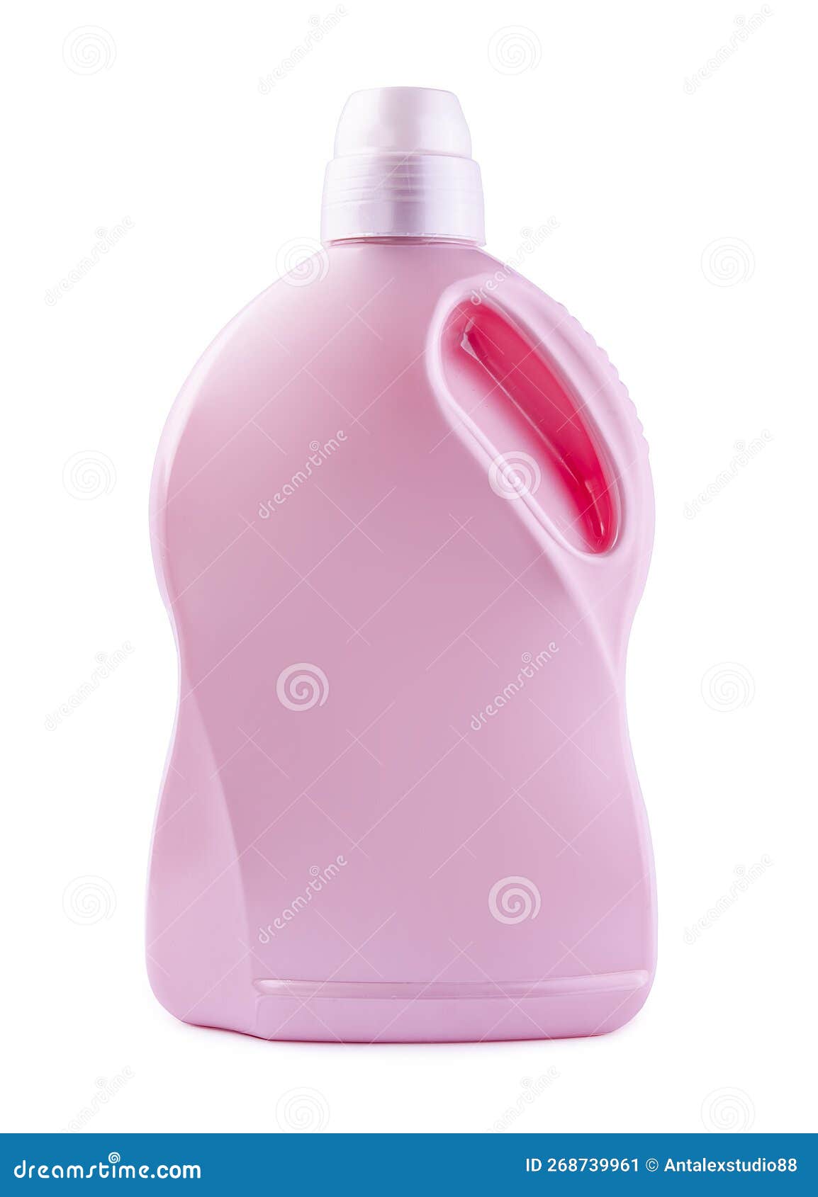 Botella De Detergente Rosa Aislada Imagen de archivo - Imagen de envase ...