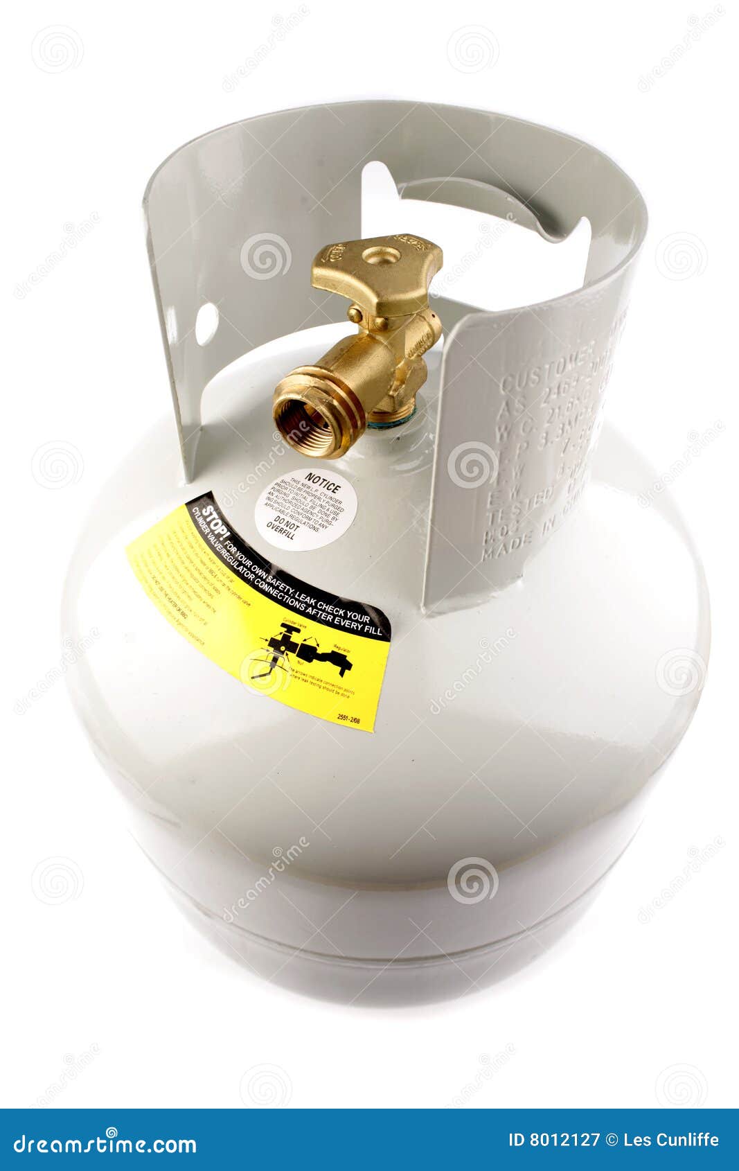 Botella de gas imagen de archivo. Imagen de peligro, truncamiento - 8012127