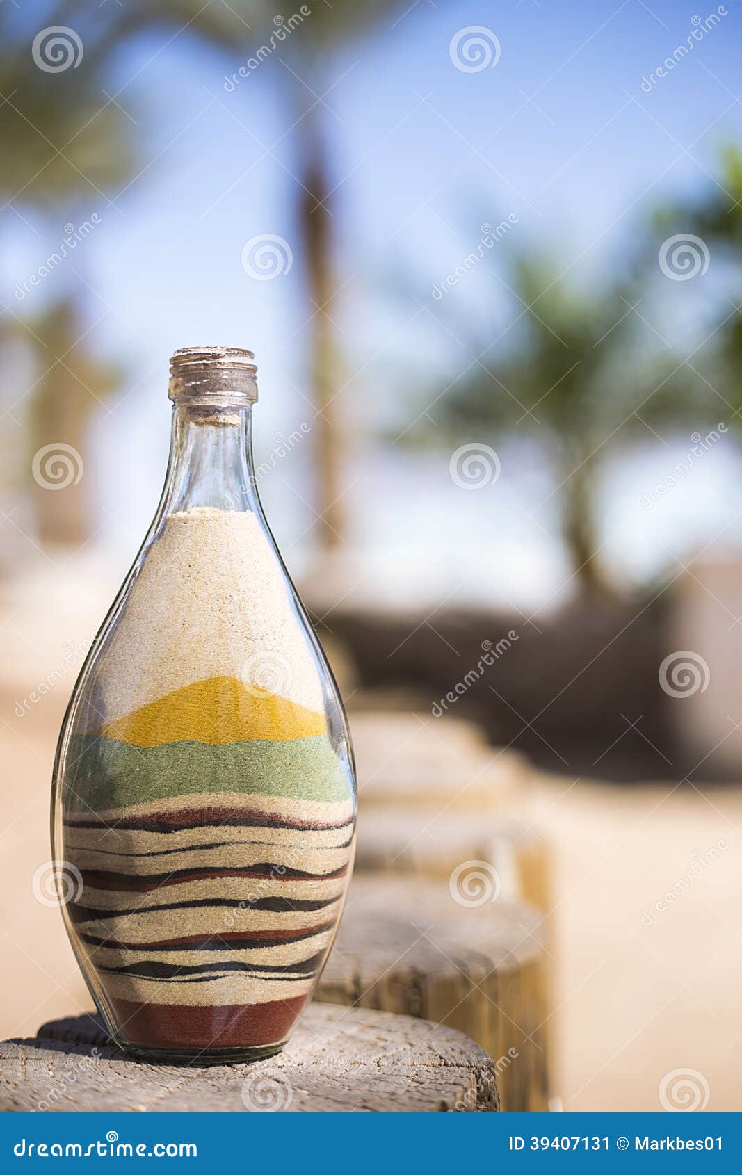 Botella de la arena imagen de archivo. Imagen de seco - 39407131