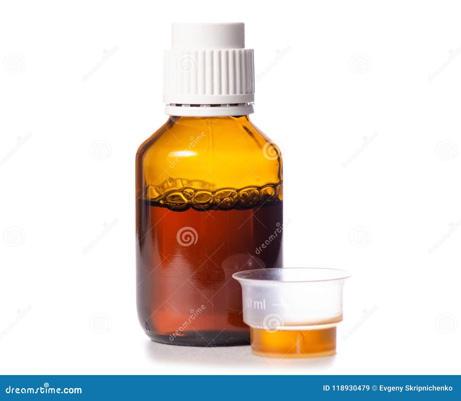 Botella De Medicina Del Jarabe Imagen de archivo - Imagen de analgésico ...