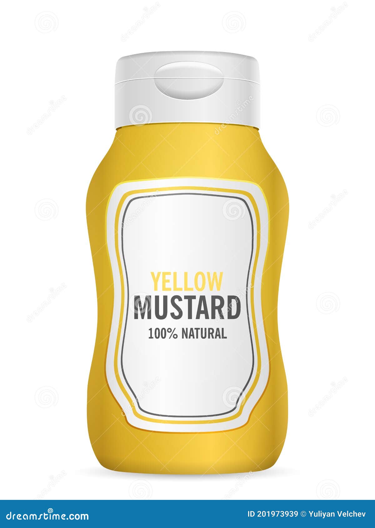 Botella de mostaza ilustración del vector. Ilustración de especia ...