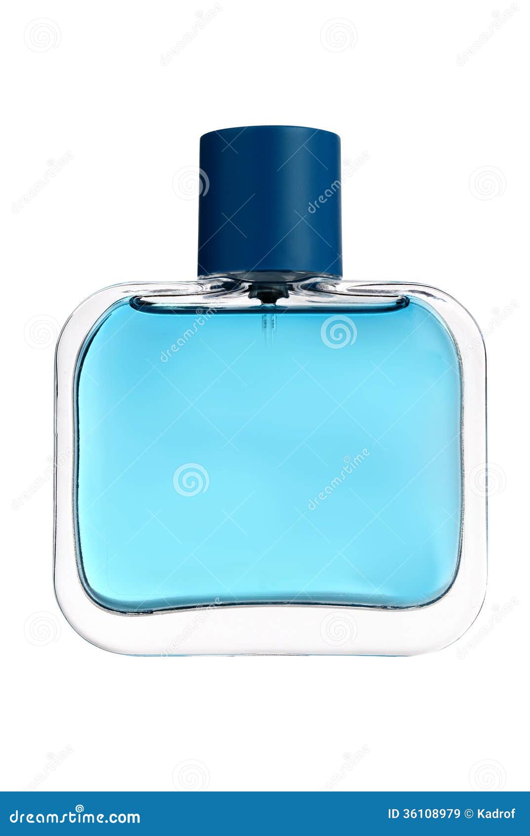 Botella De Perfume De Cristal Azul Imagen de archivo - Imagen de azul ...