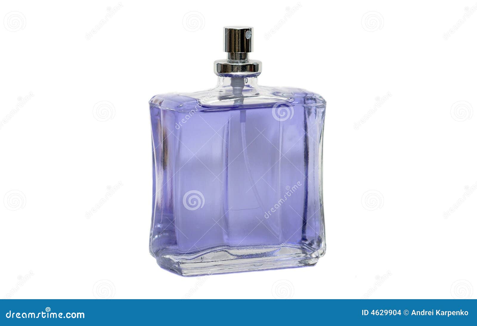 Botella de perfume violeta foto de archivo. Imagen de botella - 4629904